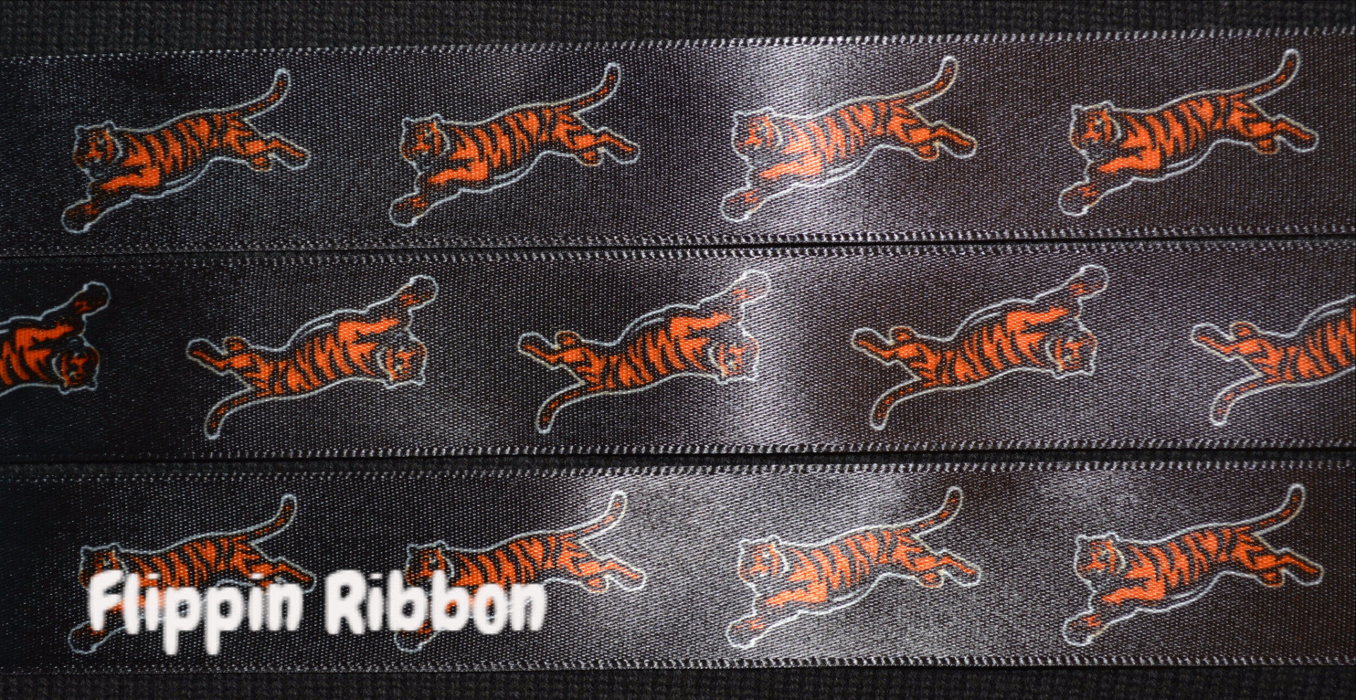 Cincinnati Bengals Ribbon - 7/8 inch Printed Satin Ribbon – Flippin ...